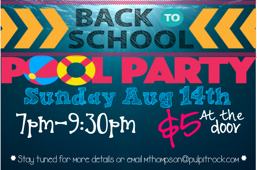 pool party promo image